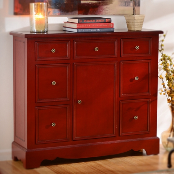 Red Distressed Furniture
