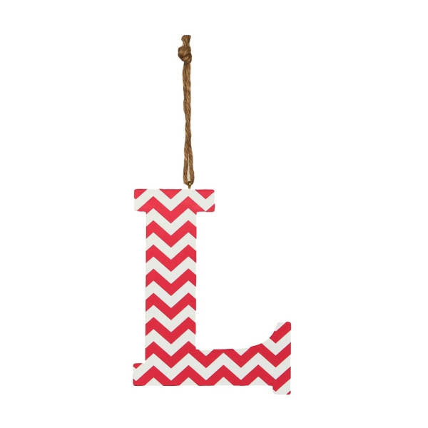 L Monogram Chevron