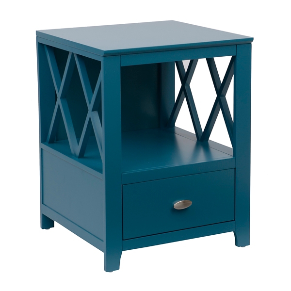 Teal Side Table