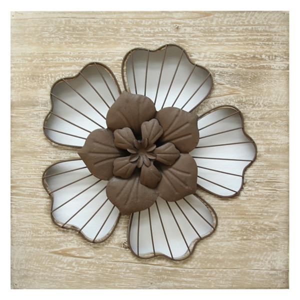 Cream Rustic Flower Wall Plaque Kirklands Home