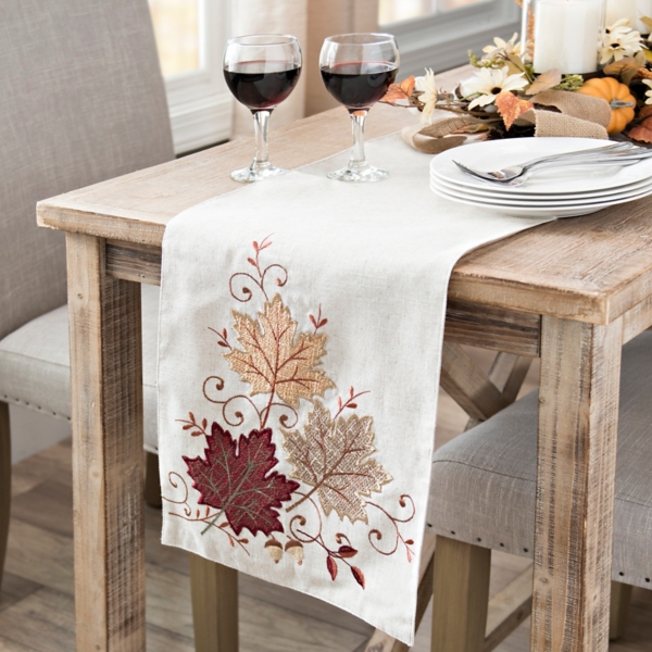 Table Linens Home & Living Fall Table Runner Kitchen & Dining etna.com.pe