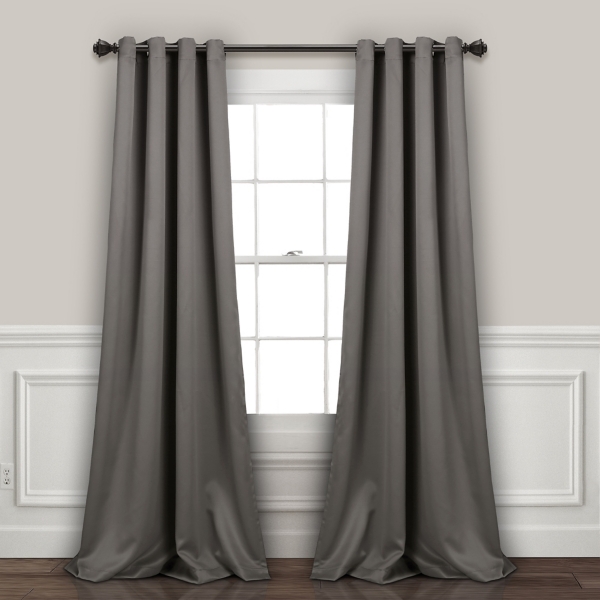 Dark gray curtains store