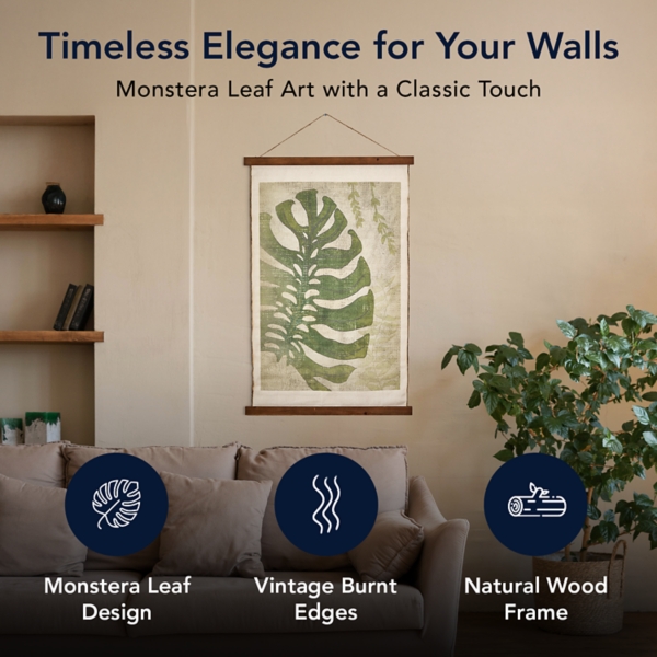 Green Taro Scroll Tapestry | Kirklands Home