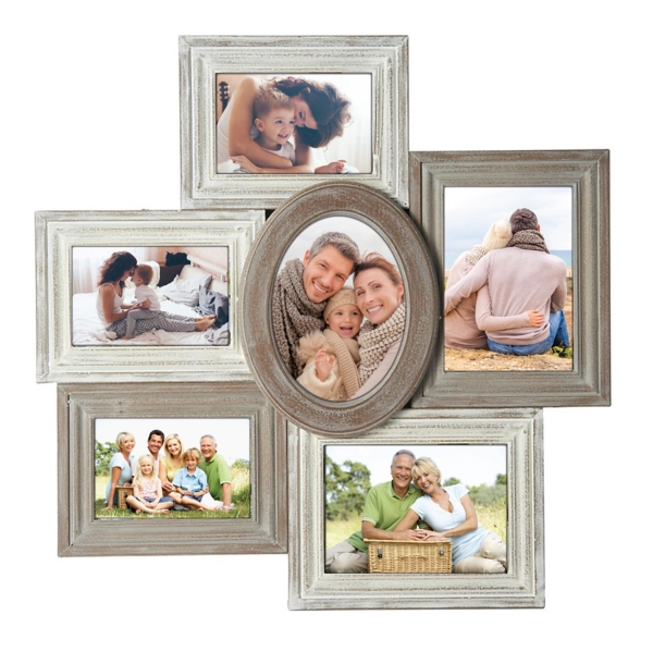 Multi-Shaped 6-Opening Collage Frame | Kirklands Home