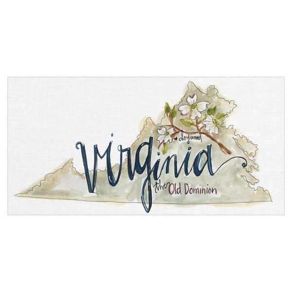 Virginia State Outline