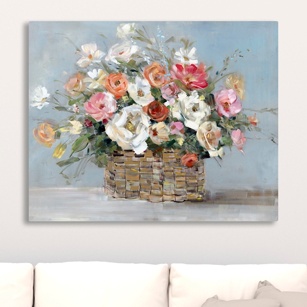 Fresh Flower Market Canvas Art Print | Kirklands Home