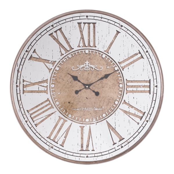 Silver Rim Traditional Antique Clock | Kirklands Home
