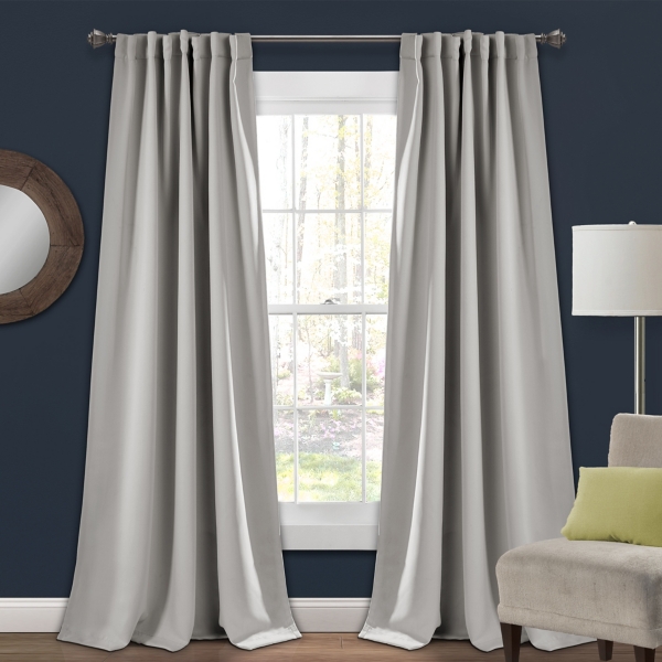 Light gray curtains store