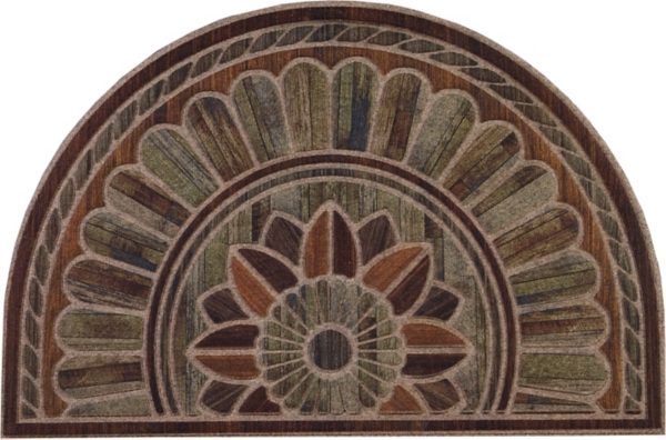 Boardwalk Path Ornamental Entry Slice Doormat | Kirklands Home