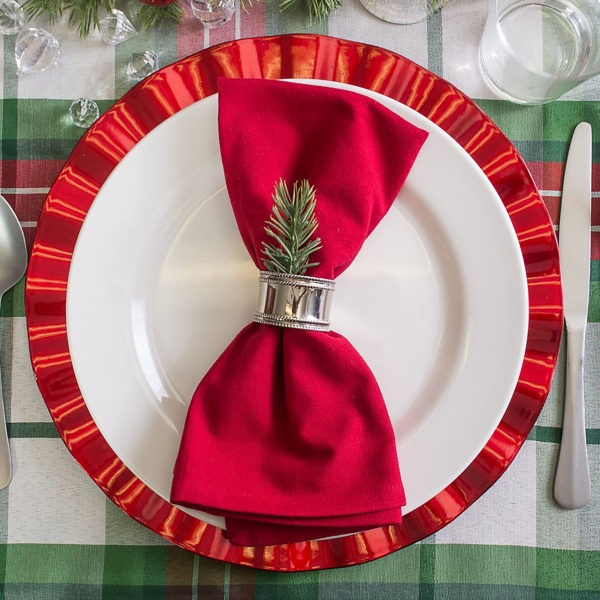 Tango Red Buffet Napkins, Set of 12 | Kirklands Home