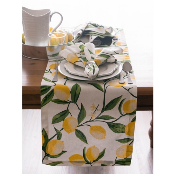 Lemon Bliss Table Runner, 108 in. | Kirklands Home