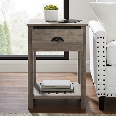 Grey washed end tables store
