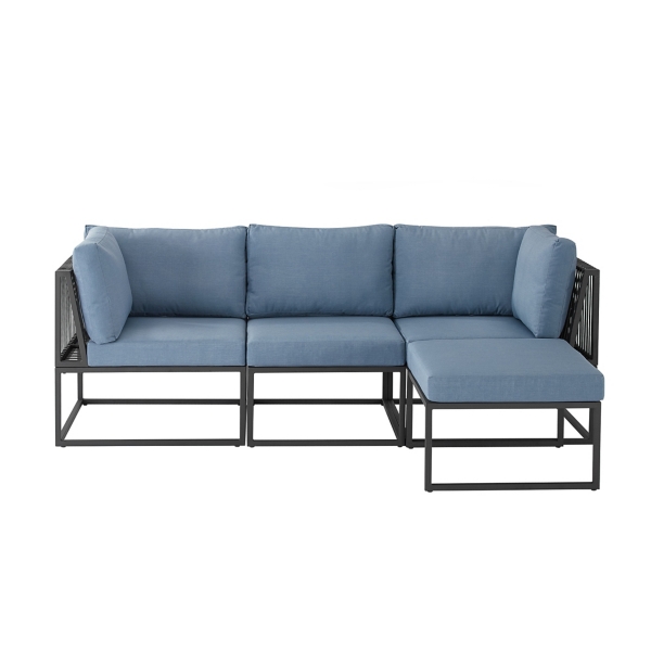 Blue and Gray Modern Modular 4-pc. Sectional Set | Kirklands Home