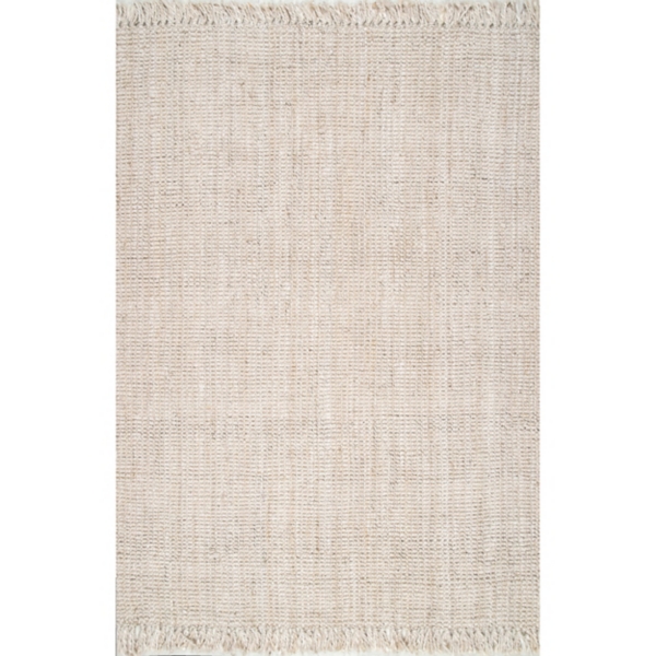 Cream Hand Woven Chunky Loop Area Rug, 8x11 | Kirklands Home