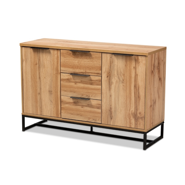 Wood metal sideboard store