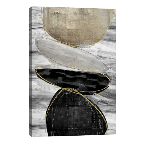 Stagger Abstract Canvas Art Print | Kirklands Home