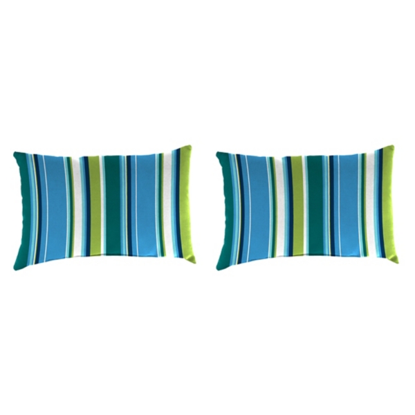 Tidal Tango Outdoor Lumbar Pillows, Set of 2 | Kirklands Home