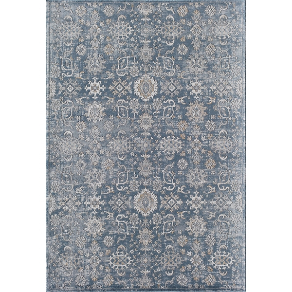 Blue Floral Area Rug, 8x10 | Kirklands Home