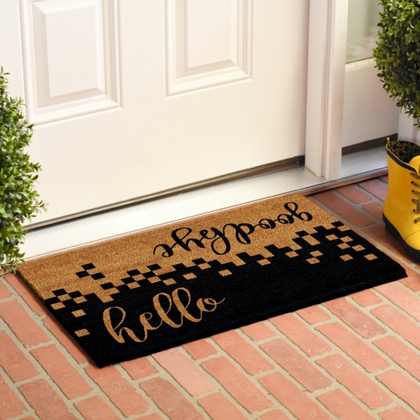 Welcome Goodbye Doormat