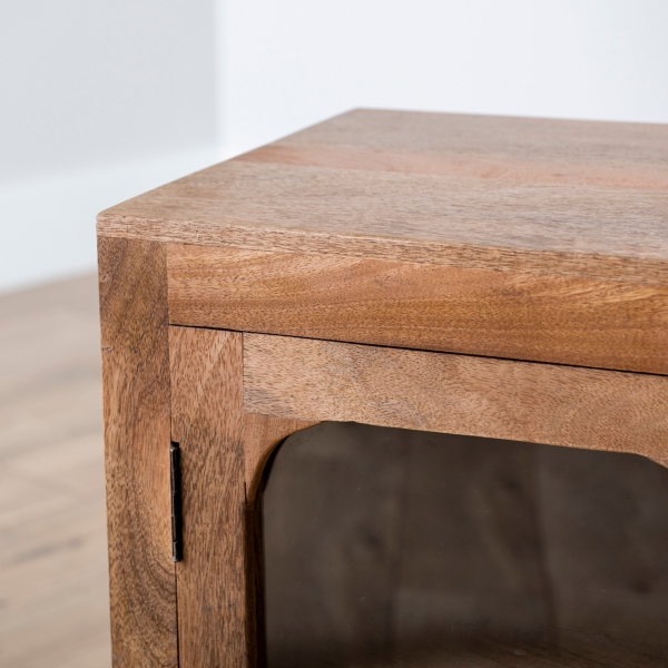 Kirklands Manu Mango Wood Media Cabinet at Hamilton Place in ...