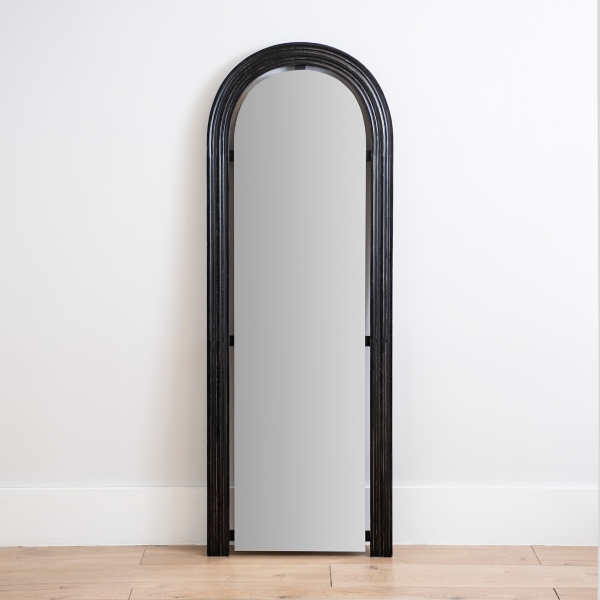 Dark Wood Frame Mirror