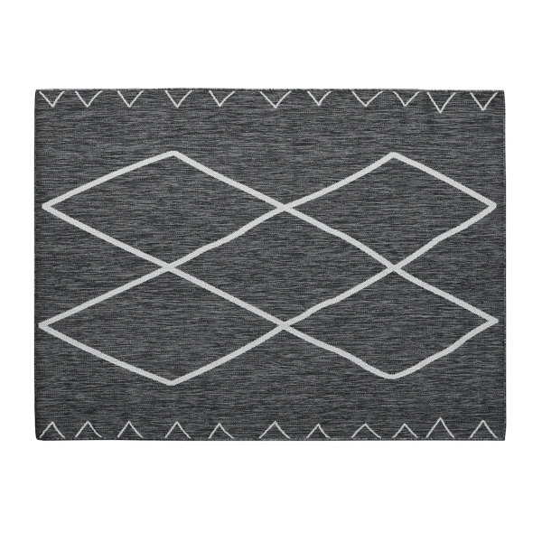 Gray Connected Diamond Outdoor Area Rug, 8x10 | Kirklands Home