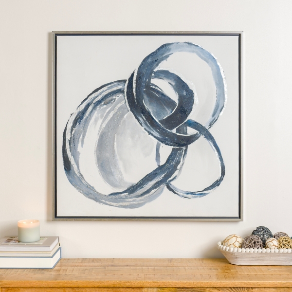 Blue Connections Canvas Art Print Kirklands Home