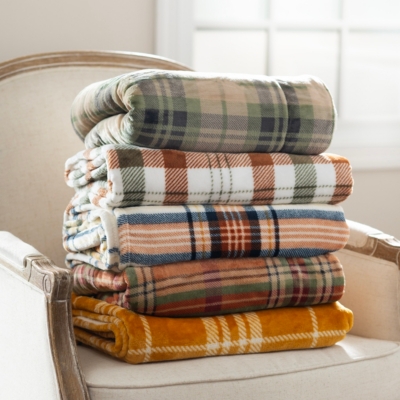 Fall Plaid Throws at Kirklands Home