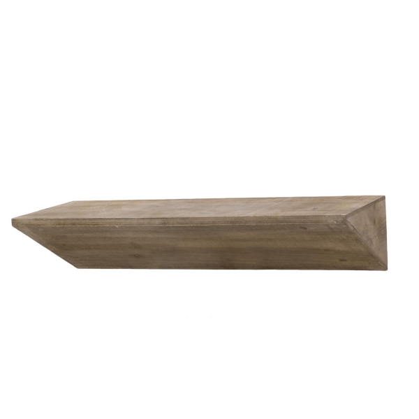 Kirklands Wedge Wood Floating Shelf | Hamilton Place
