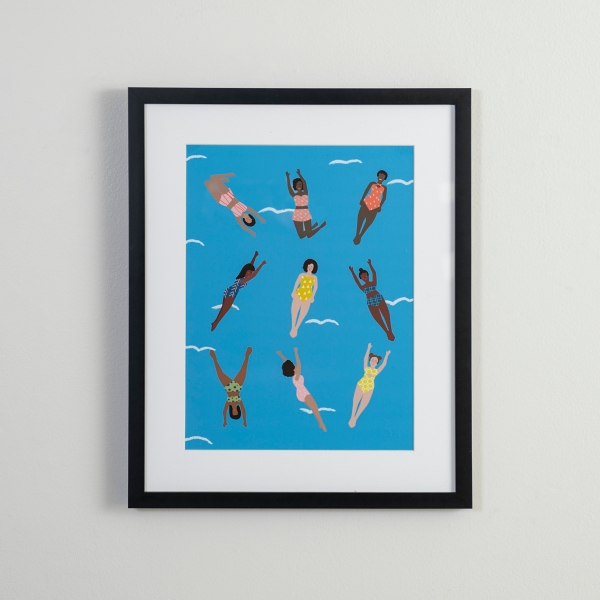 Swimmers Framed Art Print | Kirklands Home