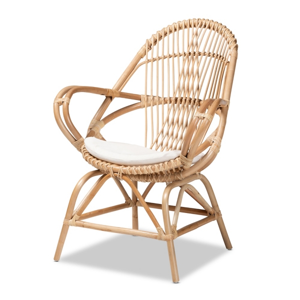 Open Woven Rattan Accent Chair | Kirklands Home