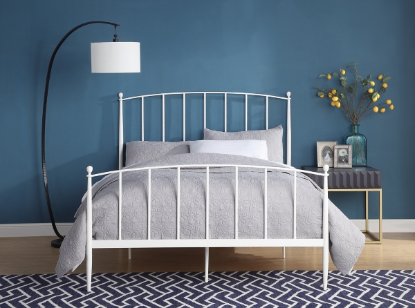 Daisy White Modern Arch Queen Bed Frame | Kirklands Home
