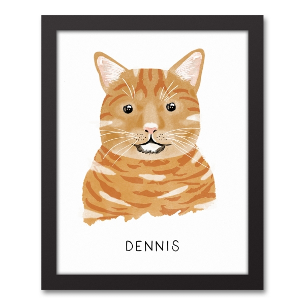 Orange Tabby Cat Drawing