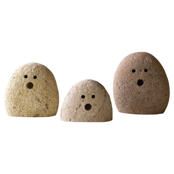 River Rock Ghost Figurines, Set of 3 | Kirklands Home