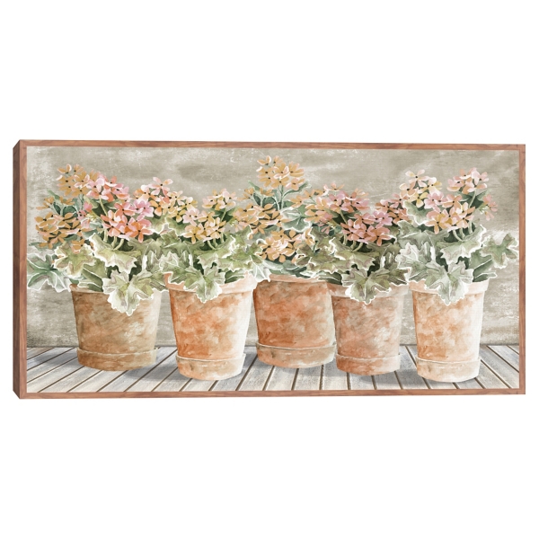 All in a Row Framed Canvas Art Print | Kirklands Home