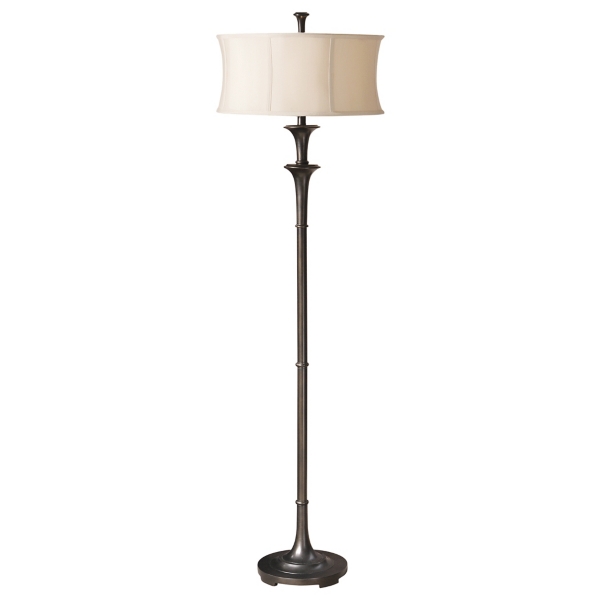 Dark Bronze Metal Flare Floor Lamp | Kirklands Home