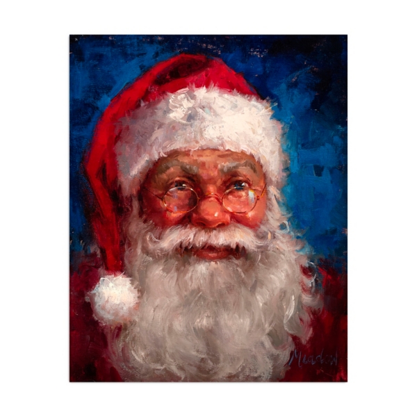 Santa Claus Portrait Drawing