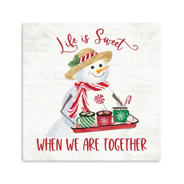 Snowman Life is Sweet Christmas Wall Plaque | Kirklands Home