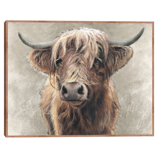 Highland Portrait Framed Canvas Art Print | Kirklands Home