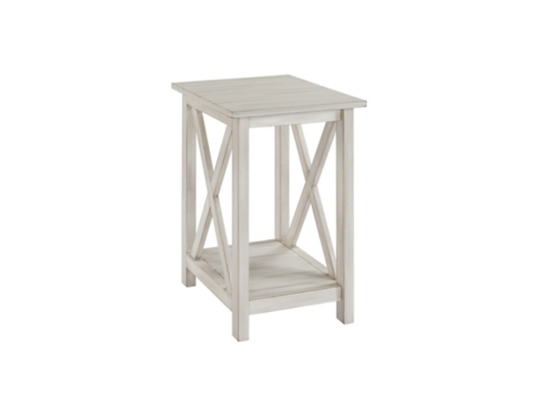 Antique Whitewashed Wood Rectangular Side Table | Kirklands Home
