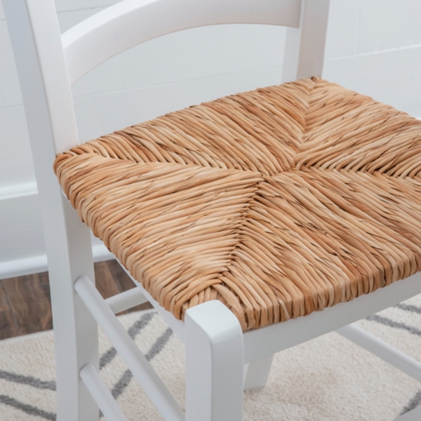 Kirklands White Wood Ladderback Dining Chairs, Set of 2 | Hamilton Place