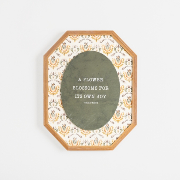 A Flower Blossoms Floral Wall Plaque Kirklands Home