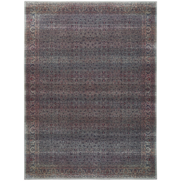 Dark Vintage Floral Washable Area Rug, 5x7 | Kirklands Home