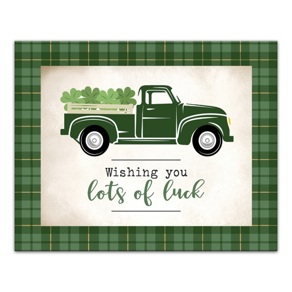 Lots of Luck Truck Canvas Wall Plaque | Kirklands Home