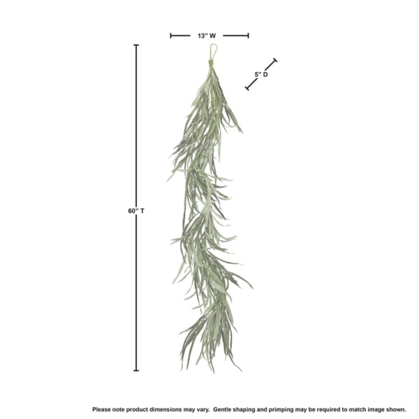 Kirklands Green Dune Grass Garland | Hamilton Place