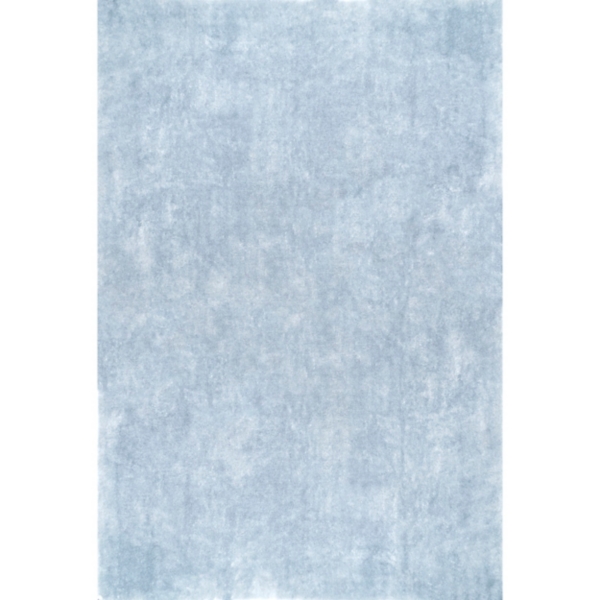 Whitlow Blue Shag Washable Area Rug, 8x10 | Kirklands Home