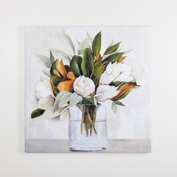 Magnolia Bouquet Canvas Art Print | Kirklands Home
