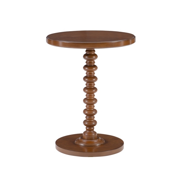 Brown Wood Spindle Side Table | Kirklands Home