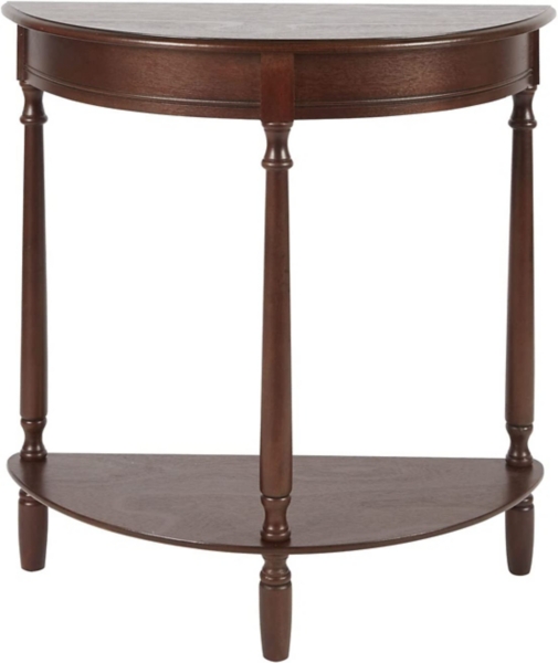 Antique Walnut Half Round Console Table | Kirklands Home
