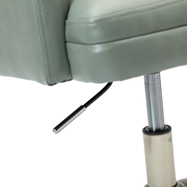 Kirklands Sage Tufted Faux Leather Swivel Office Chair | Hamilton Place